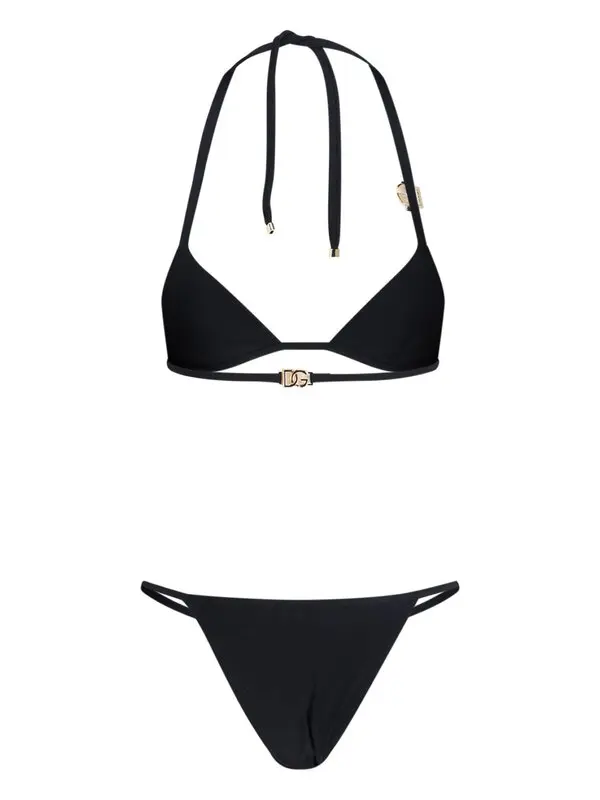 Dolce & Gabbana Logo Bikini - Black