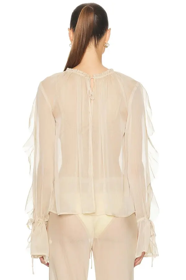 SHANI SHEMER Jeanie Top - Macadamia