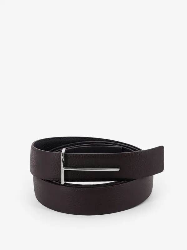 TOM FORD Hammered Leather Belt