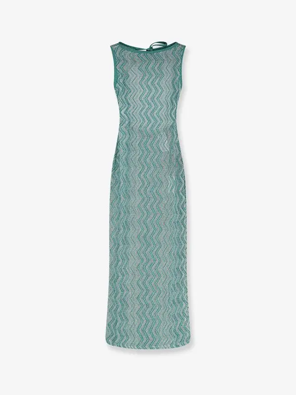 Missoni Laminated Viscose Long Dress