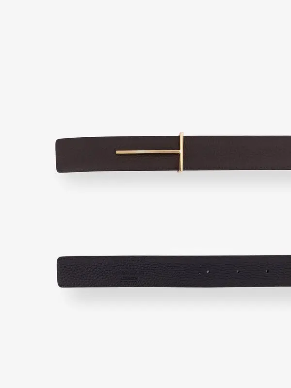 TOM FORD Hammered Leather Belt