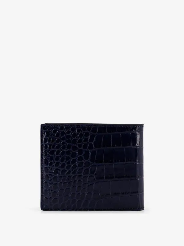 TOM FORD Croco Print Leather Wallet