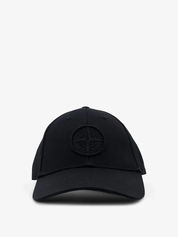 Stone Island Cotton Cap - Black