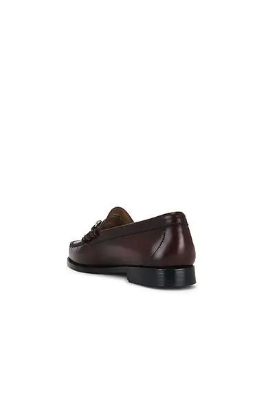 G.H.BASS G.h. Bass Lincoln Bit Weejuns Burgundy Leather Loafers - Wine