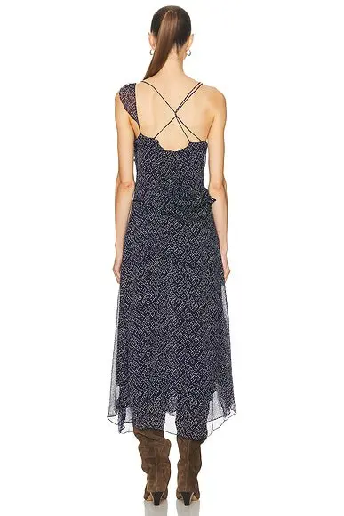 Isabel Marant Étoile Luxie Printed Midi Dress