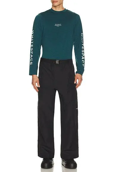 WHITESPACE Graphene Crew Neck Long Sleeve Shirt - Atlantic Deep