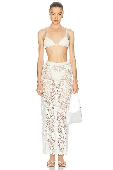 LA PORTE Luxe Kendall Bikini Top With Embellished Straps