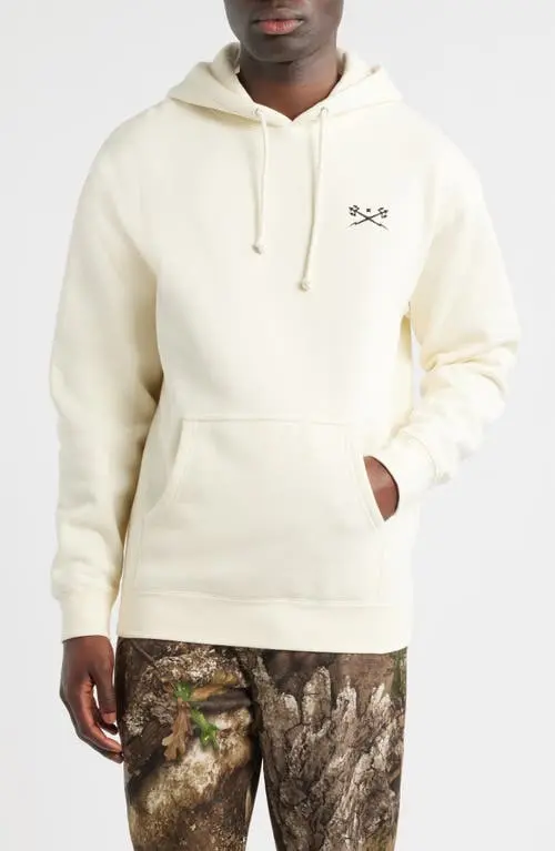 DARK SEAS Graphic Fleece Hoodie - Bone