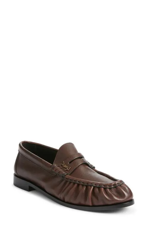 Saint Laurent Le Penny Loafer - Brown
