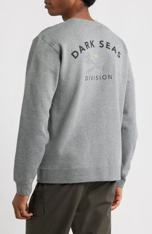 DARK SEAS Headmaster V3 Graphic Sweatshirt - Heather Gunmetal