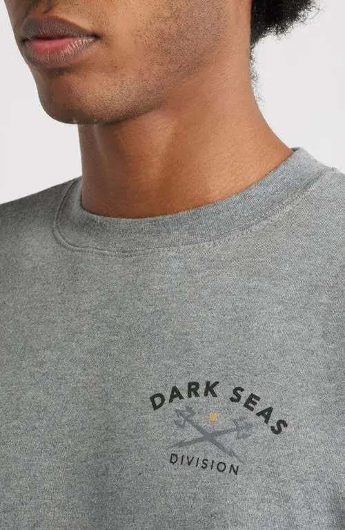DARK SEAS Headmaster V3 Graphic Sweatshirt - Heather Gunmetal
