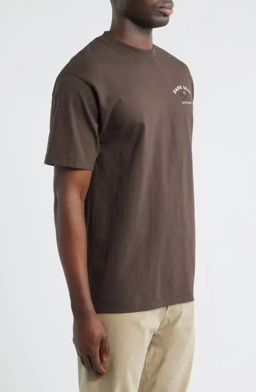 DARK SEAS Headmaster V3 Heavyweight Jersey Graphic T-shirt - Java Brown