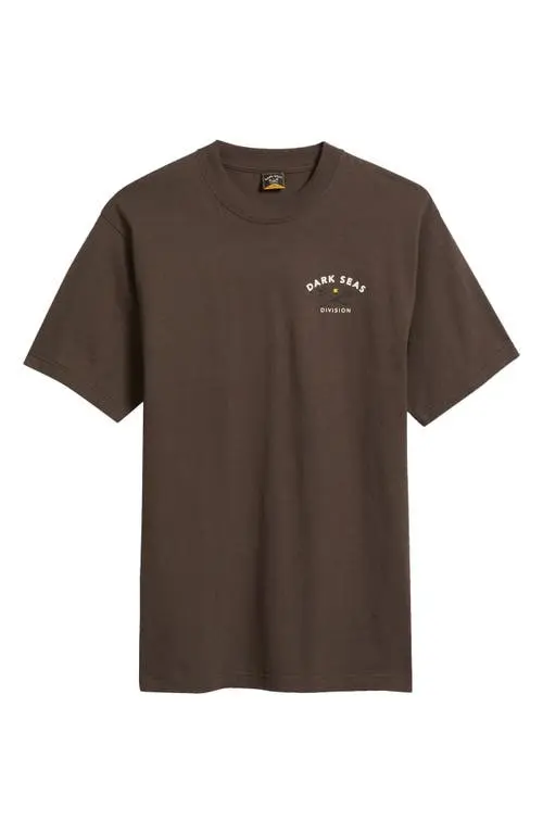 DARK SEAS Headmaster V3 Heavyweight Jersey Graphic T-shirt - Java Brown