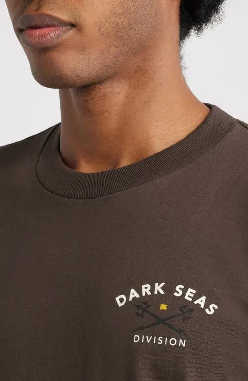 DARK SEAS Headmaster V3 Graphic T-shirt - Java Brown
