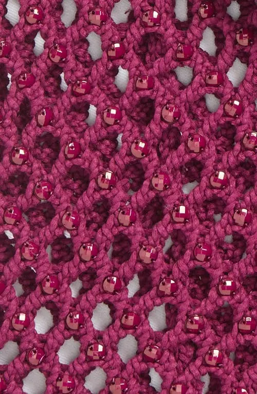 DIOTIMA Molynes Beaded Cotton-blend Mesh Hood