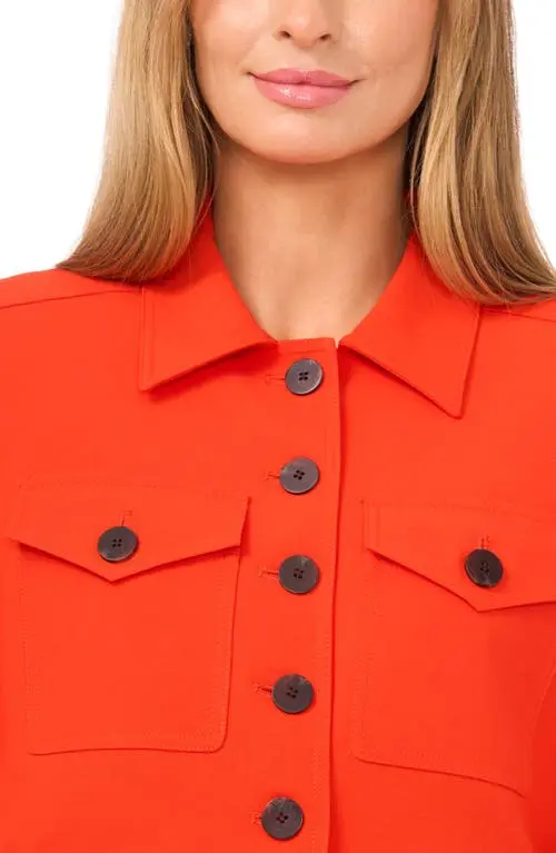 Halogen Button-front Jacket