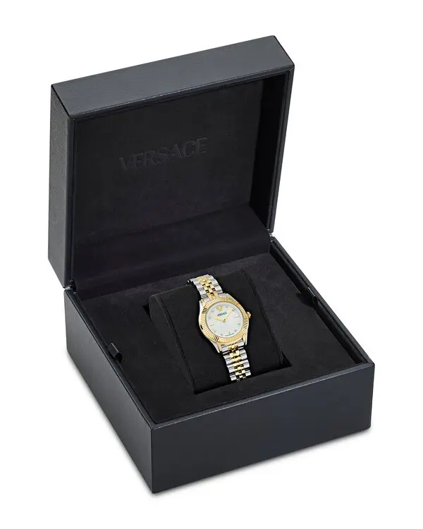 Versace Greca Time Bracelet Watch, 30mm