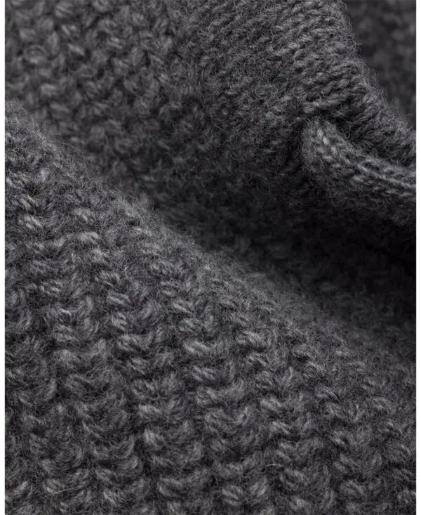 Prada Wool And Cashmere Knit Hood - Grey