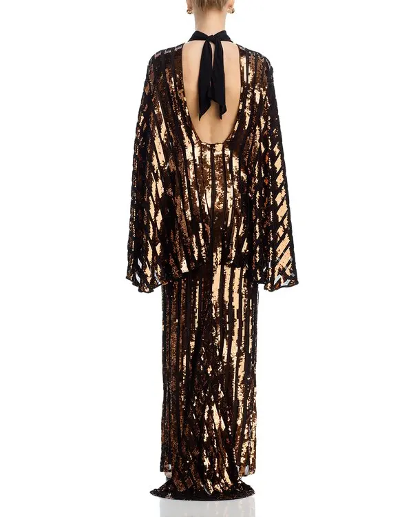 Johanna Ortiz Gold Dress | Editorialist