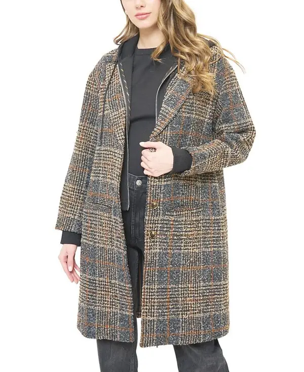 Central Park West Daphne Dickey Coat - Plaid