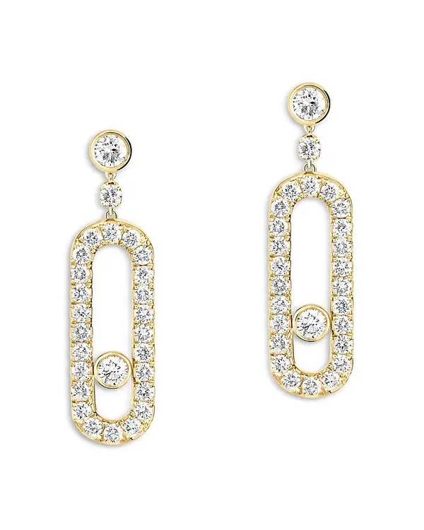 Messika 18k Move Uno Diamond Earrings - Gold