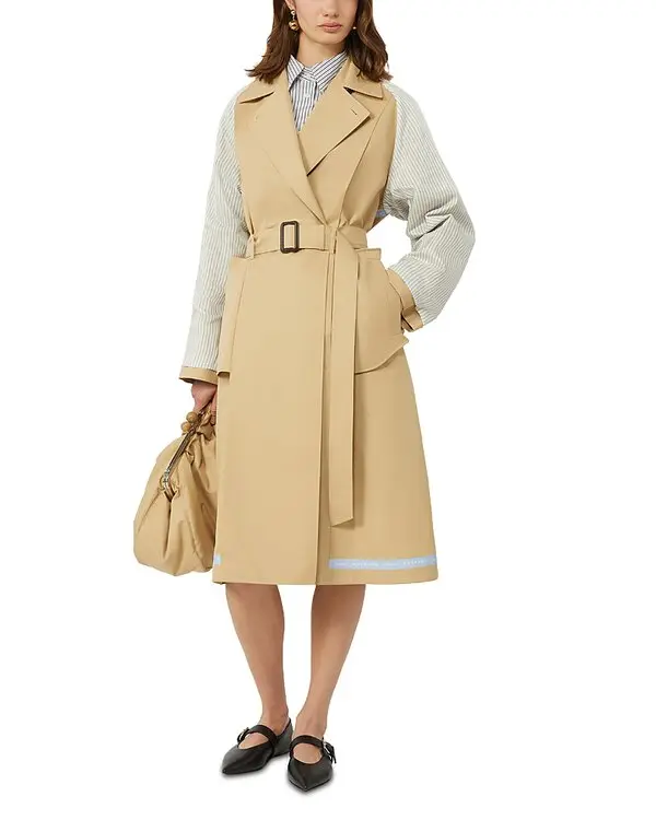 Max Mara Wkdcanasta Reversible Midi Trench Coat