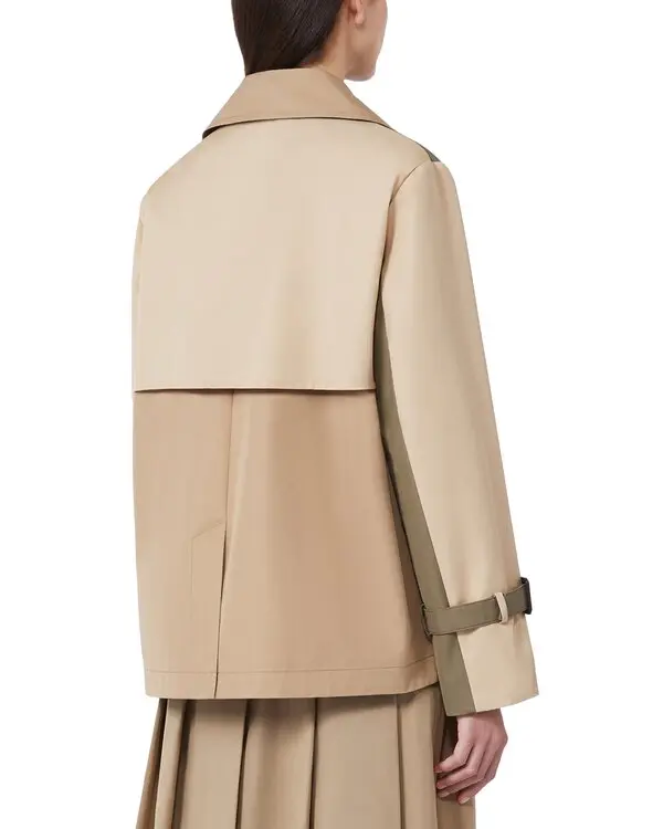 Max Mara Wkdbiglia Double Breasted Trench Coat - Mud