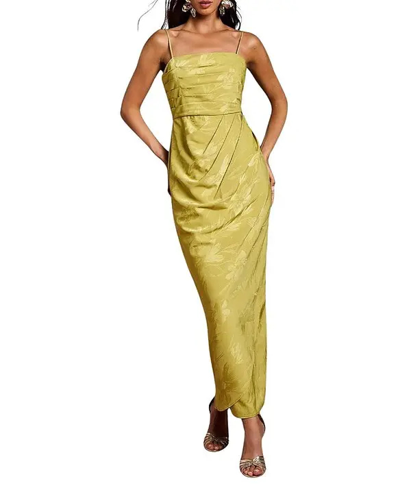 Coast Midaxi Wrap Skirt Dress - Olive