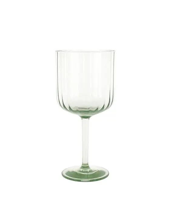 MBARE Retro Optic Wine Glass - Clear