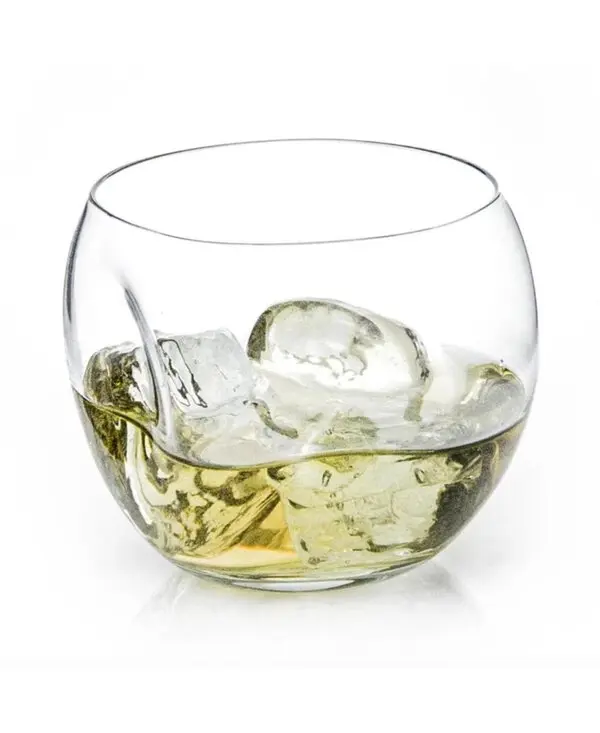 MBARE Dented Round Whiskey Tumbler, 400ml/13.5 Oz