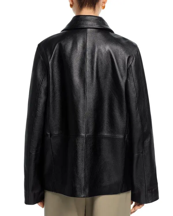 TOTEME Grained Leather Jacket