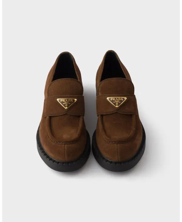Prada Suede Loafers