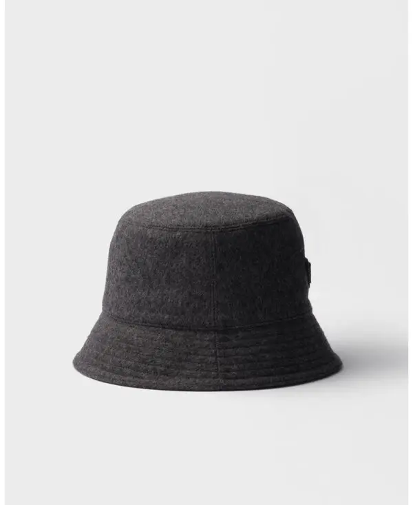 Prada Loden Fabric Bucket Hat