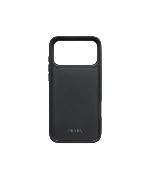 Prada Saffiano Leather Case For Iphone 17 Pro Max - Black