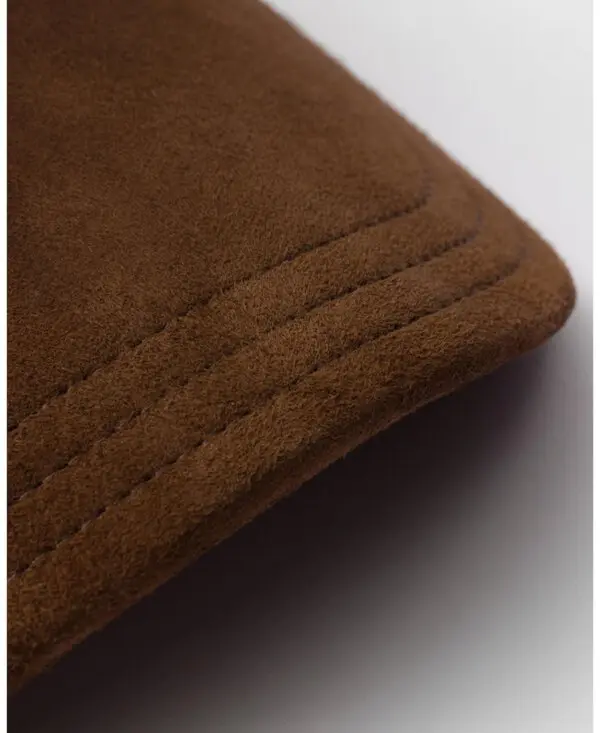 Prada Suede Baseball Cap - Brown