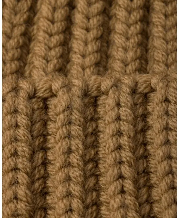 Prada Wool Beanie - Brown
