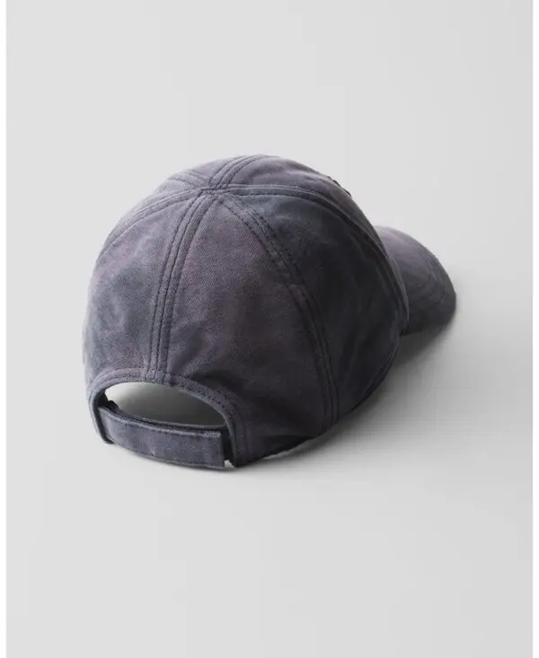 Prada Canvas Baseball Cap - Blue