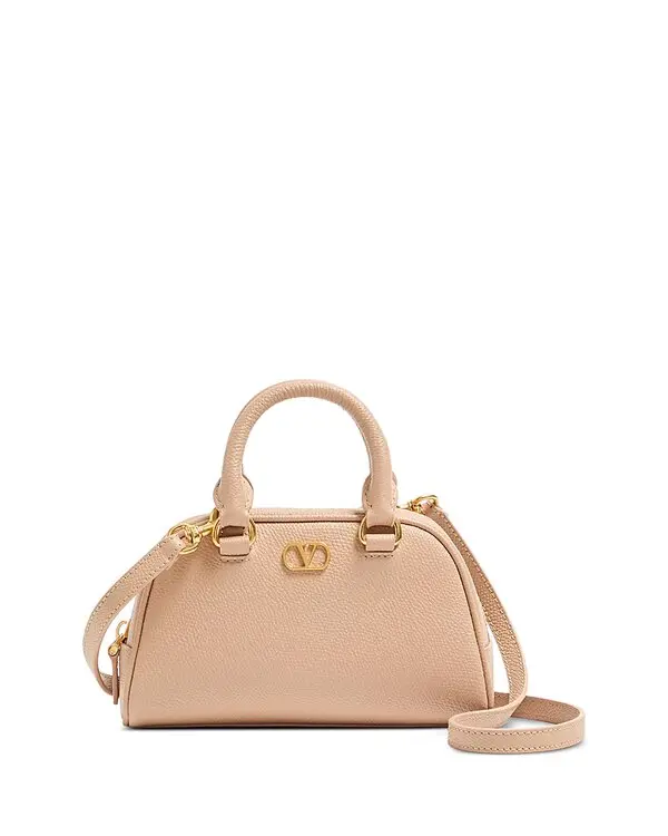 Valentino Garavani Vlogo Signature Mini Bowling Bag - Rose