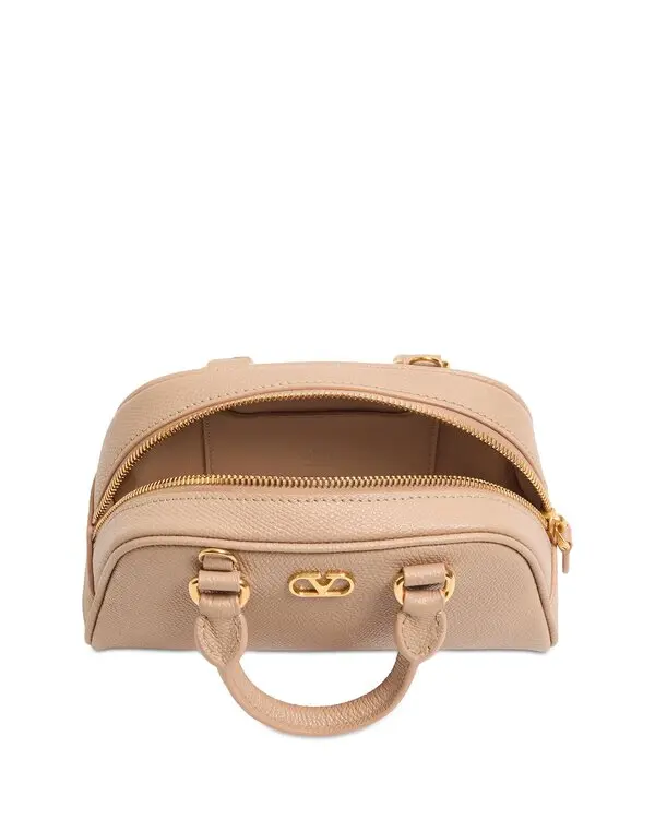 Valentino Garavani Vlogo Signature Mini Bowling Bag - Rose