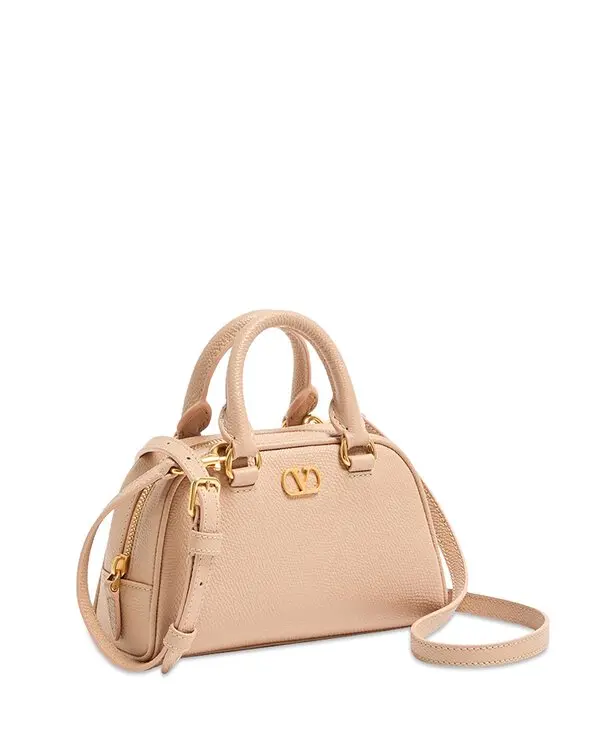 Valentino Garavani Vlogo Signature Mini Bowling Bag - Rose