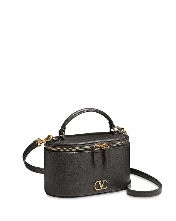 Valentino Garavani Vlogo Signature Mini Vanity Bag - Black