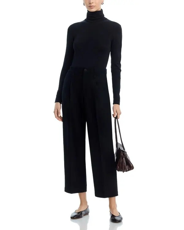 Issey Miyake Tweed Wide Leg Trousers