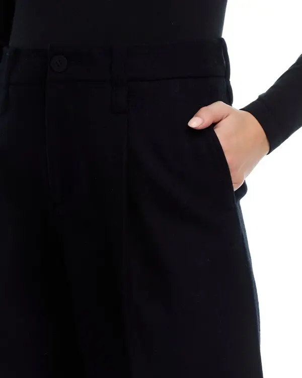 Issey Miyake Wool Blend Tweed Cropped Pants
