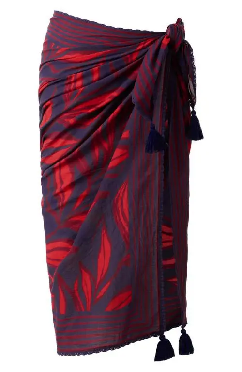 MAGICSUIT® Rossobleu Cotton Cover-up Pareo