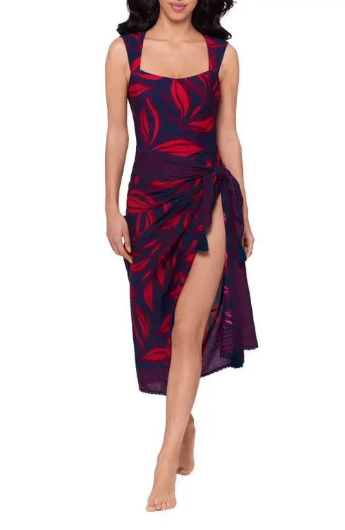 Magicsuit Rossobleu Cotton Cover-up Pareo - Blue Multi