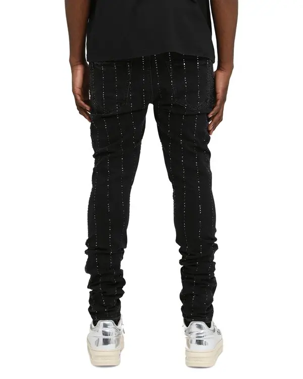 PURPLE BRAND Skinny Pinstripe Jeans