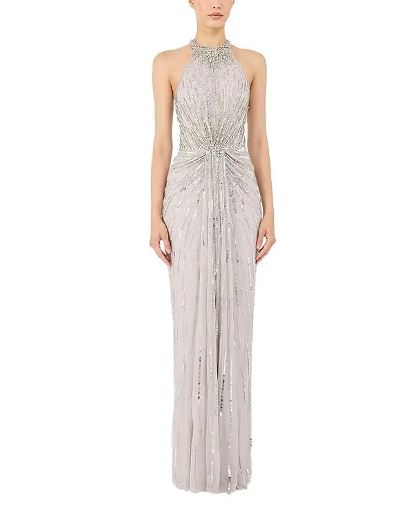 Jenny Packham Carmen Maxi Gown - Ammonite
