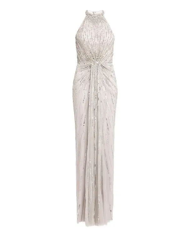 Jenny Packham Carmen Maxi Gown - Ammonite