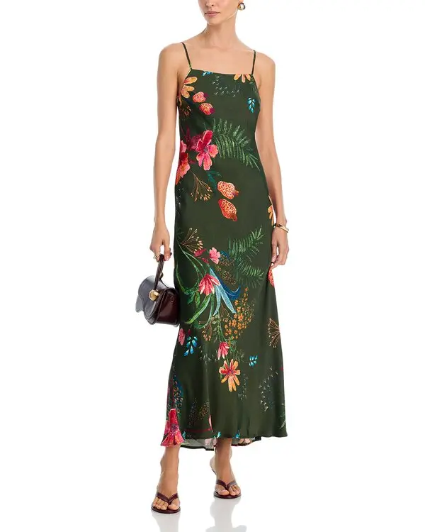 Farm Rio Leopard Flowers Dress