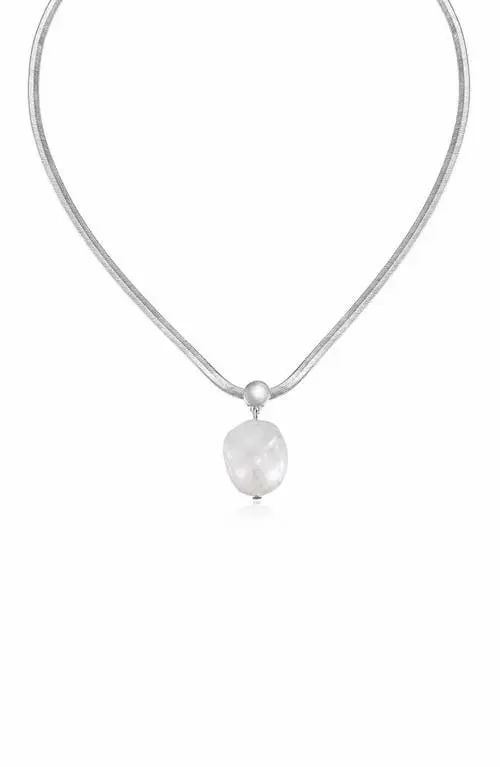 Ettika Cultured Baroque Pearl Pendant Necklace